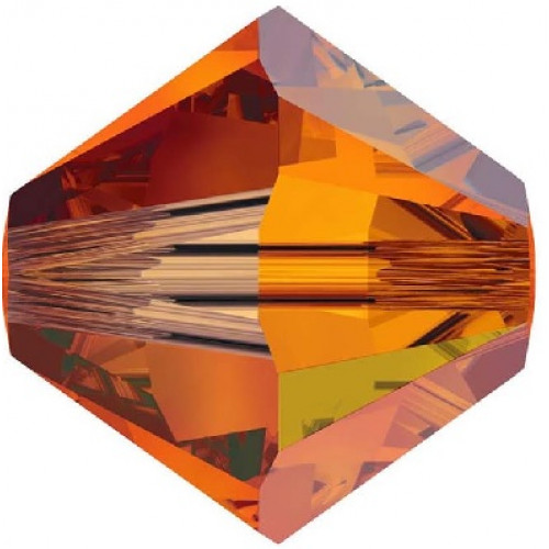 10 pack 6mm 5328 Swarovski Bicone Sun AB 2x