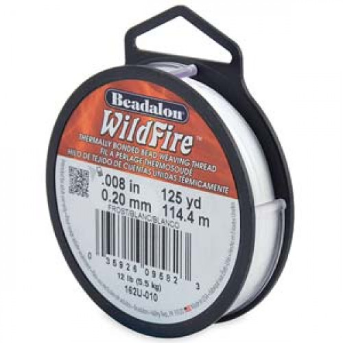 12 lb strength, 0.2 or 0.008 inch dia Wildfire 125 yds Frost